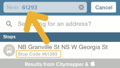 Bus stops 2.0 - Citymapper