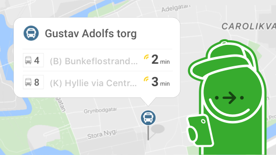 Live departures for all Malmö buses - Citymapper